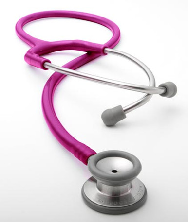 ADC 604 Stainless Pediatric Stethoscope, Metallic Raspberry, 604MRS ...