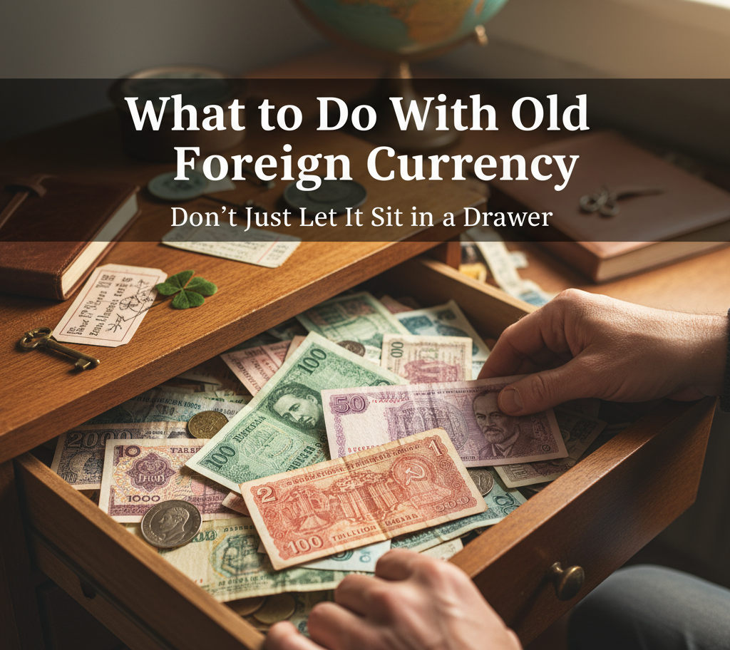 What to Do With Old Foreign Currency: Don't Just Let It Sit in a Drawer ...