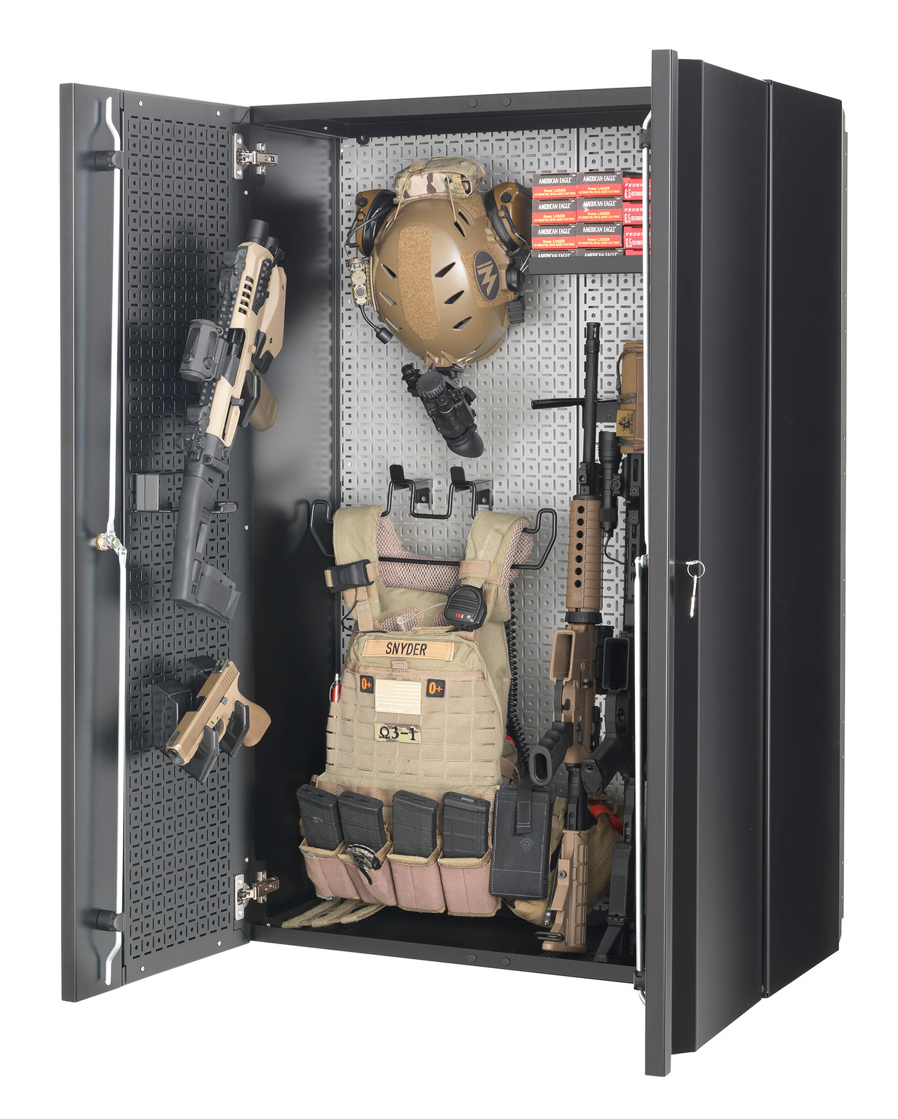 Wall Mounted Locker Cabinet for Garage (32"x48")