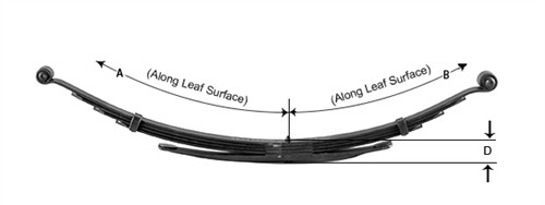 43-1199HD Rear Leaf Spring | 1997-2003 Ford F150, F250