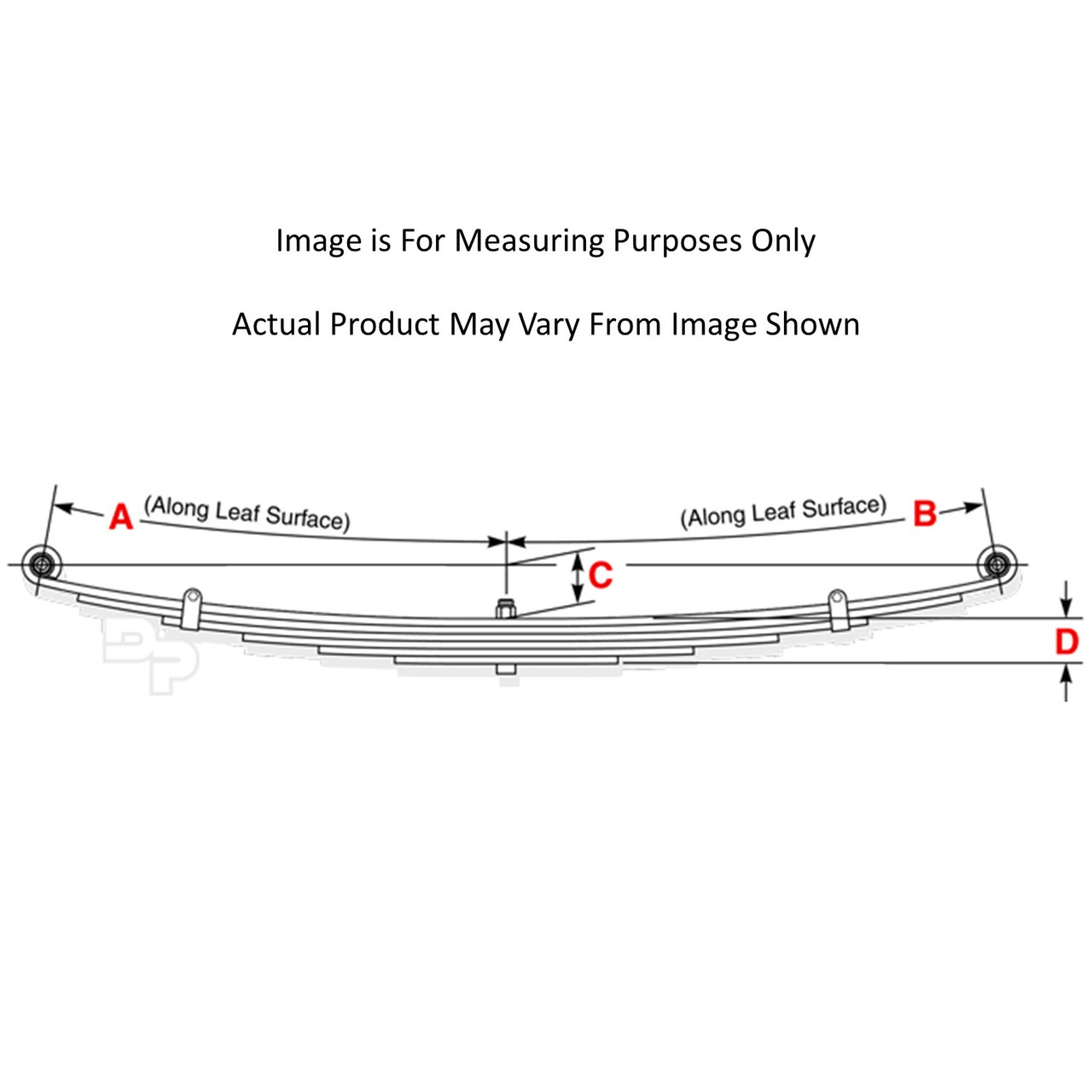 1955 - 1957 Chevy Belair 3" Lifted Leaf Spring with 3/4" Offset 21 ...