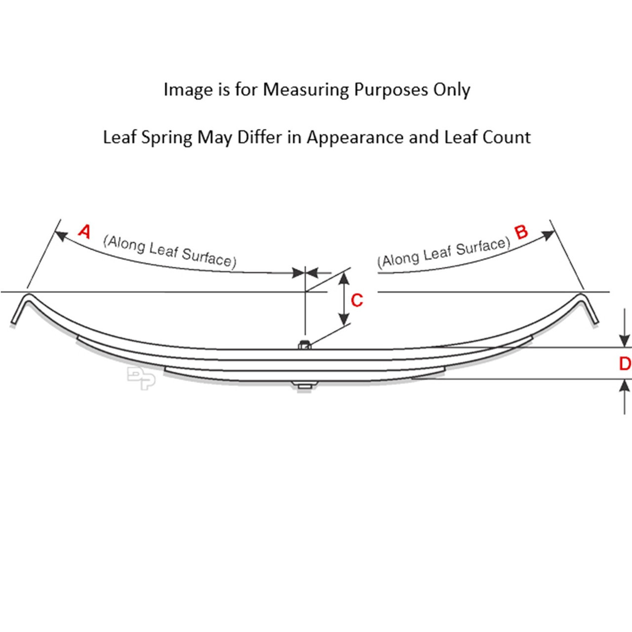 TRA2727 Trailer Leaf Spring - 3 Leaf