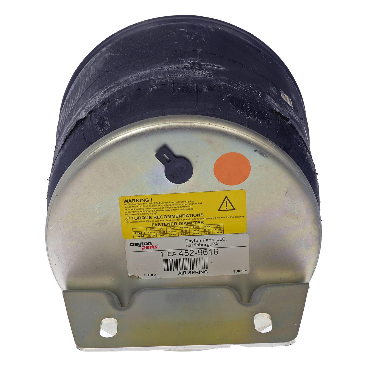Dayton 452-9616L Air Spring - W01-358-9616 - 1R11-242 - General Spring
