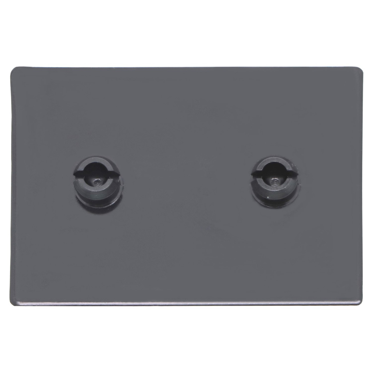 2-1/2" x 3-1/2" Rectangular Leaf Spring Tip Insert with 2 Buttons