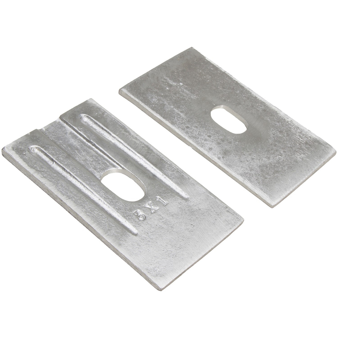 3" Wide x 1 Degrees Leaf Spring Axle Wedges