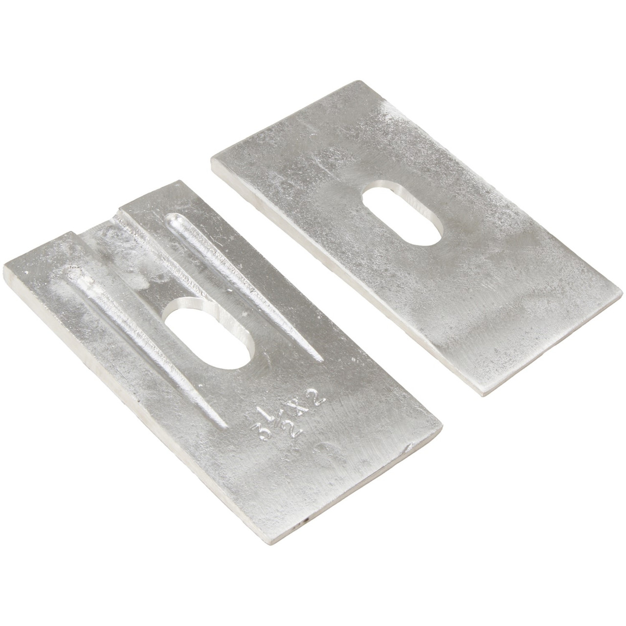 3-1/2" Wide x 2 Degrees Leaf Spring Axle Wedges