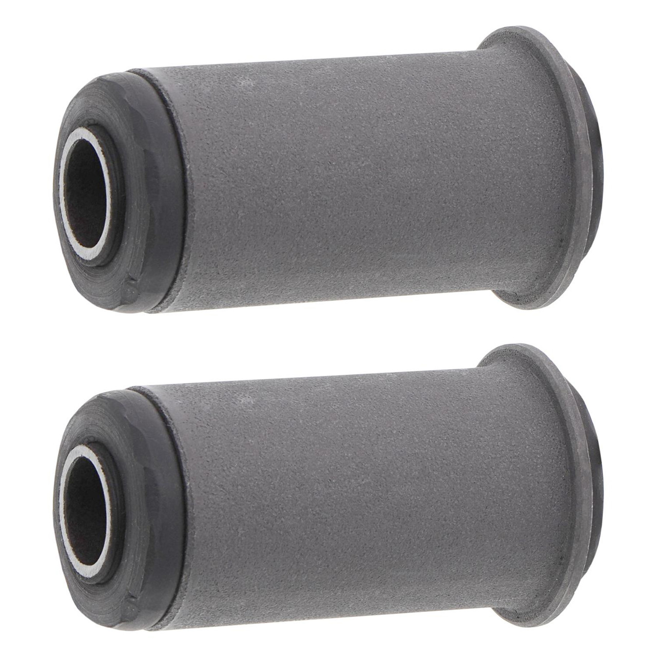 RB41 Flanged Metal Encased Rubber Leaf Spring Bushing - 2 Count