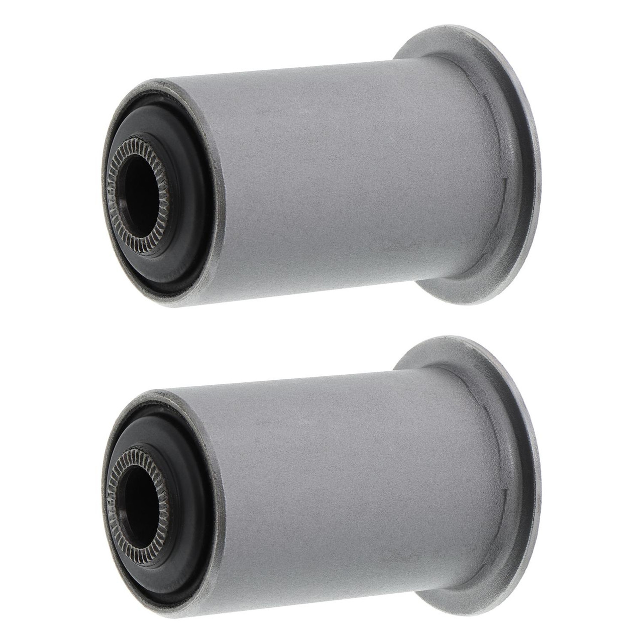 RB172 Flanged Metal Encased Rubber Leaf Spring Bushing - 2 Count