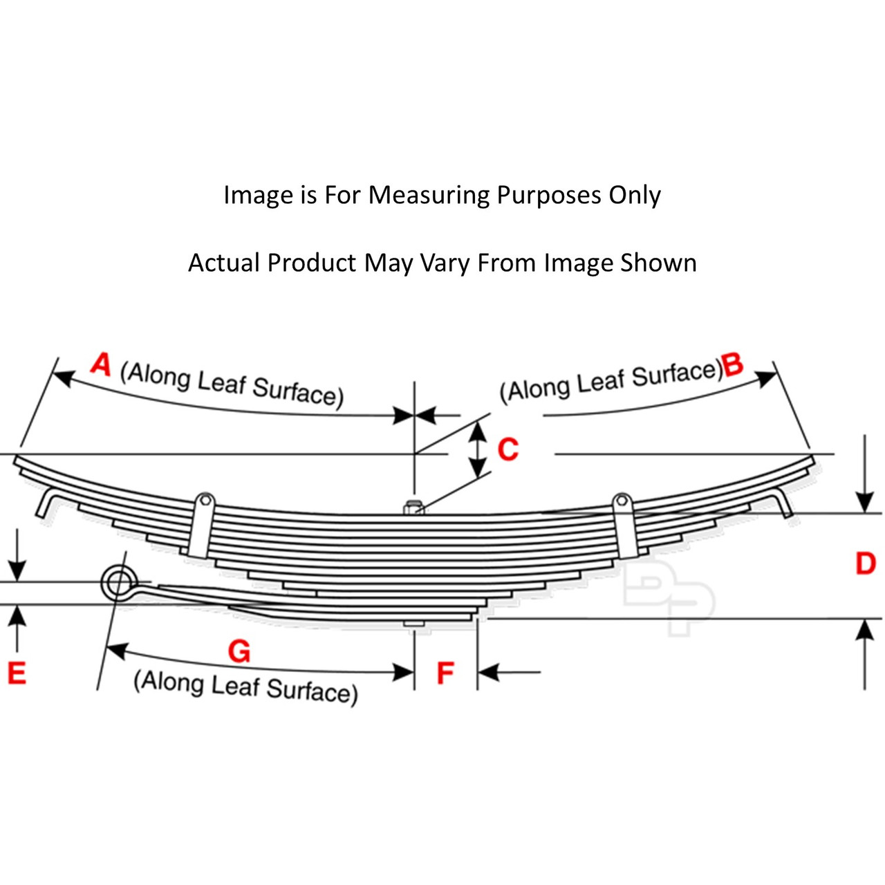 43-411 Rear Leaf Spring for Ford L7000 - L8000 - L9000