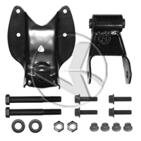 1997-03 Ford F150 Rear Leaf Spring Hanger & Shackle Kit