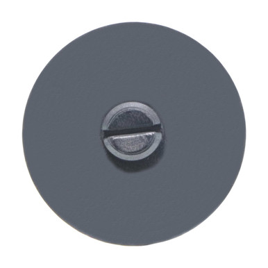 2-1/4" Wide, Round Leaf Spring Tip Insert with Round Button