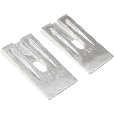 3" Wide x 4 Degrees Leaf Spring Axle Wedges