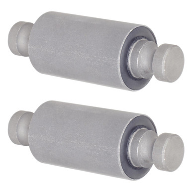 RB263 Pin Style Metal Encased Rubber Leaf Spring Bushing - 2 Count