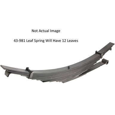 43-981 Rear Leaf Spring for Ford L7000 - L8000 - L9000