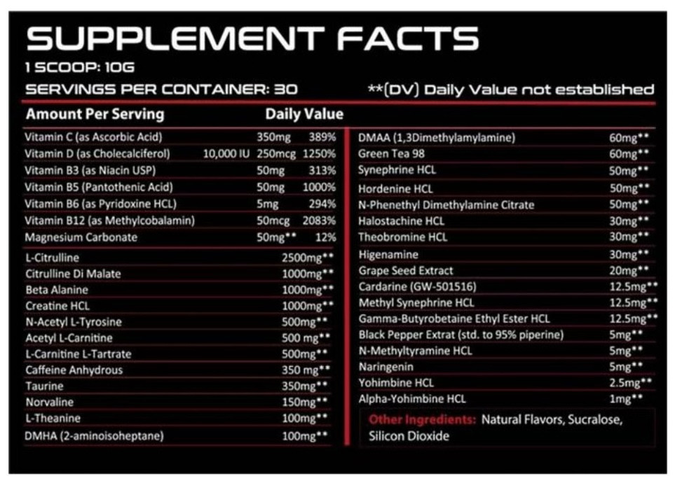 LASER MELT TROPICAL PUNCH: Insane Calorie Burning Pre-Workout ...