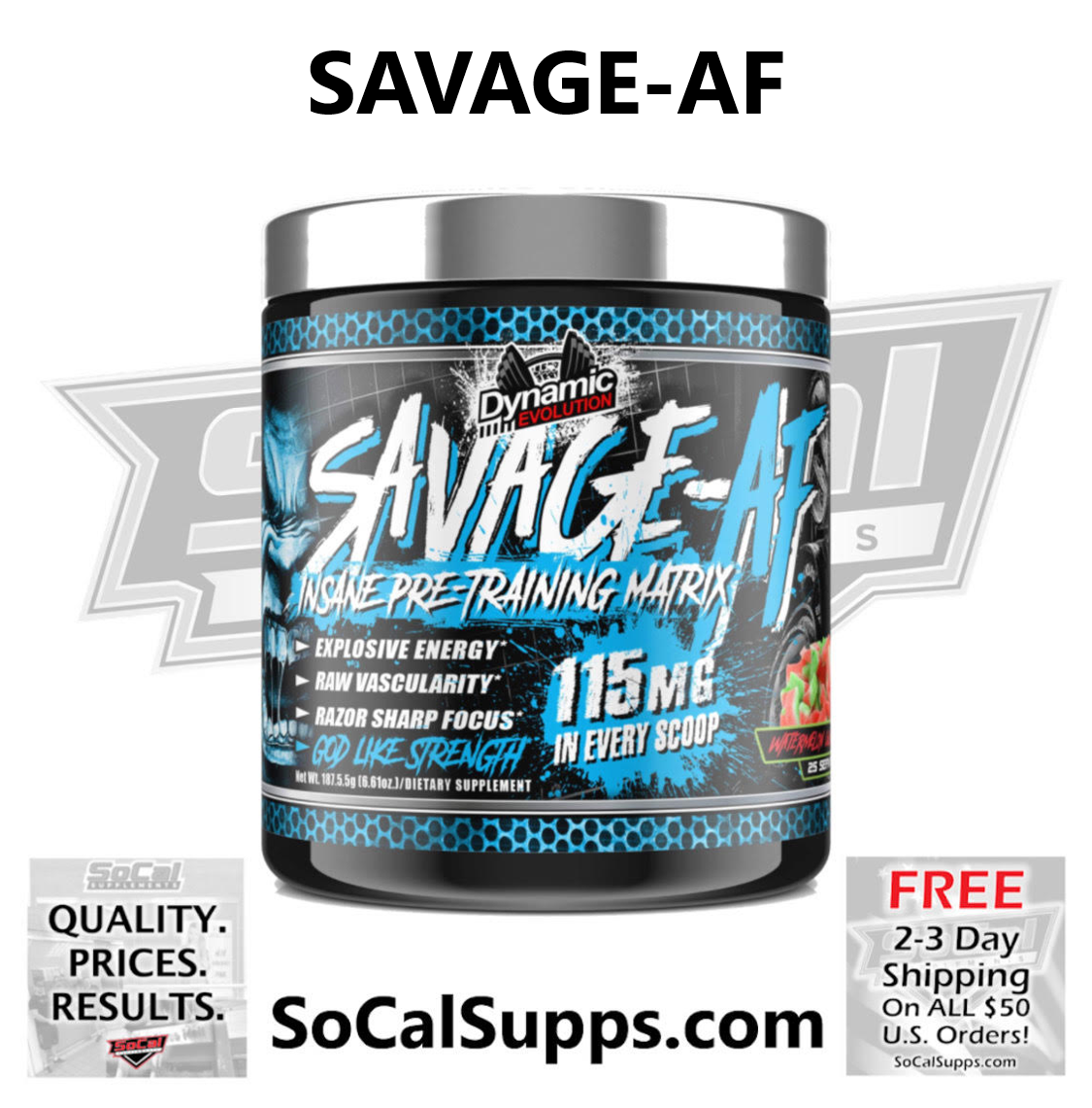 WILD FIRE: Our Hardest Hitting Pre-Workout - SoCalSupps.com