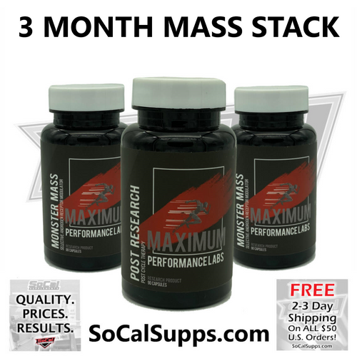 3 MONTH MASS STACK - SoCalSupps.com