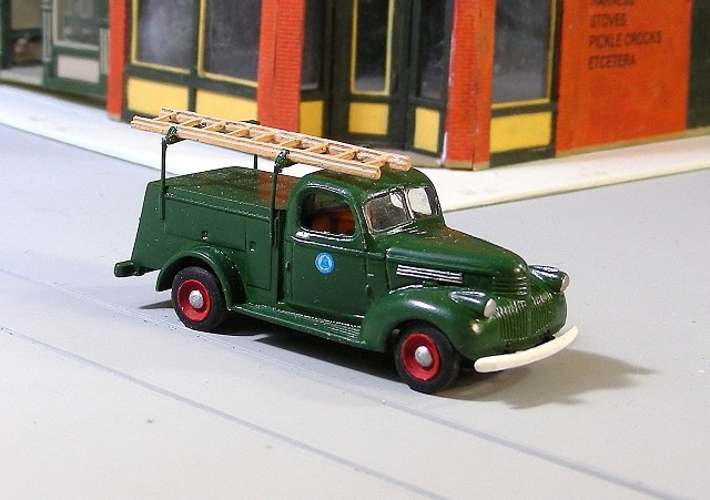 HO 1:87 Sylvan Scale Models # V-140 1941-47 Chevy Telephone Truck ...