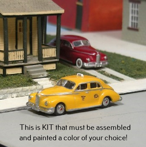 HO 1:87 Sylvan V-357 - 1947 Packard Clipper 4-Door Sedan Taxi - KIT ...