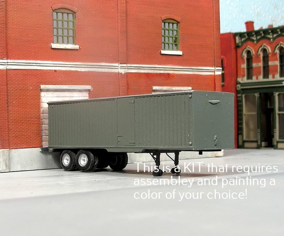 HO 1:87 Sylvan T-027 - 32' T/A Pennsylvania RR KIT - UNDECORATED ...