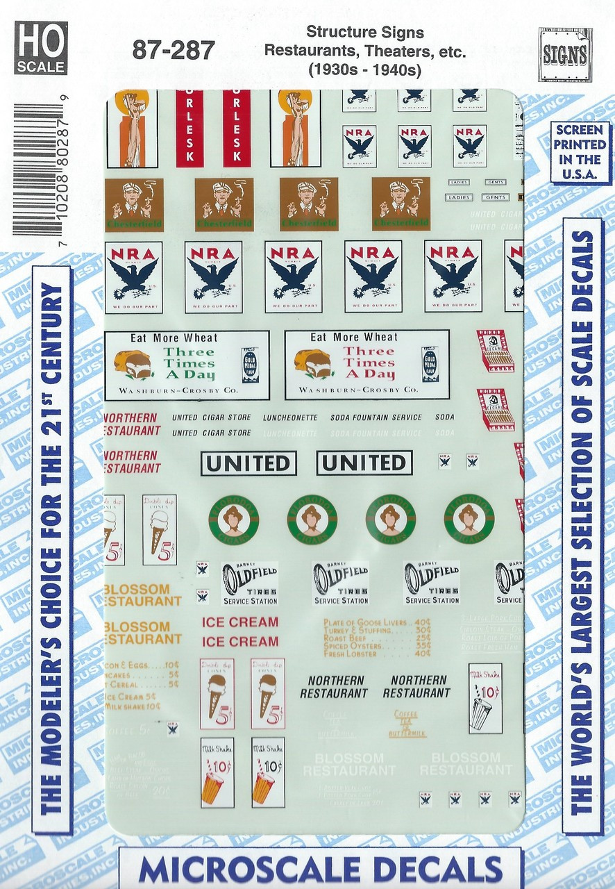 Microscale Decals Products - Truck Stop Hobbies 1-87