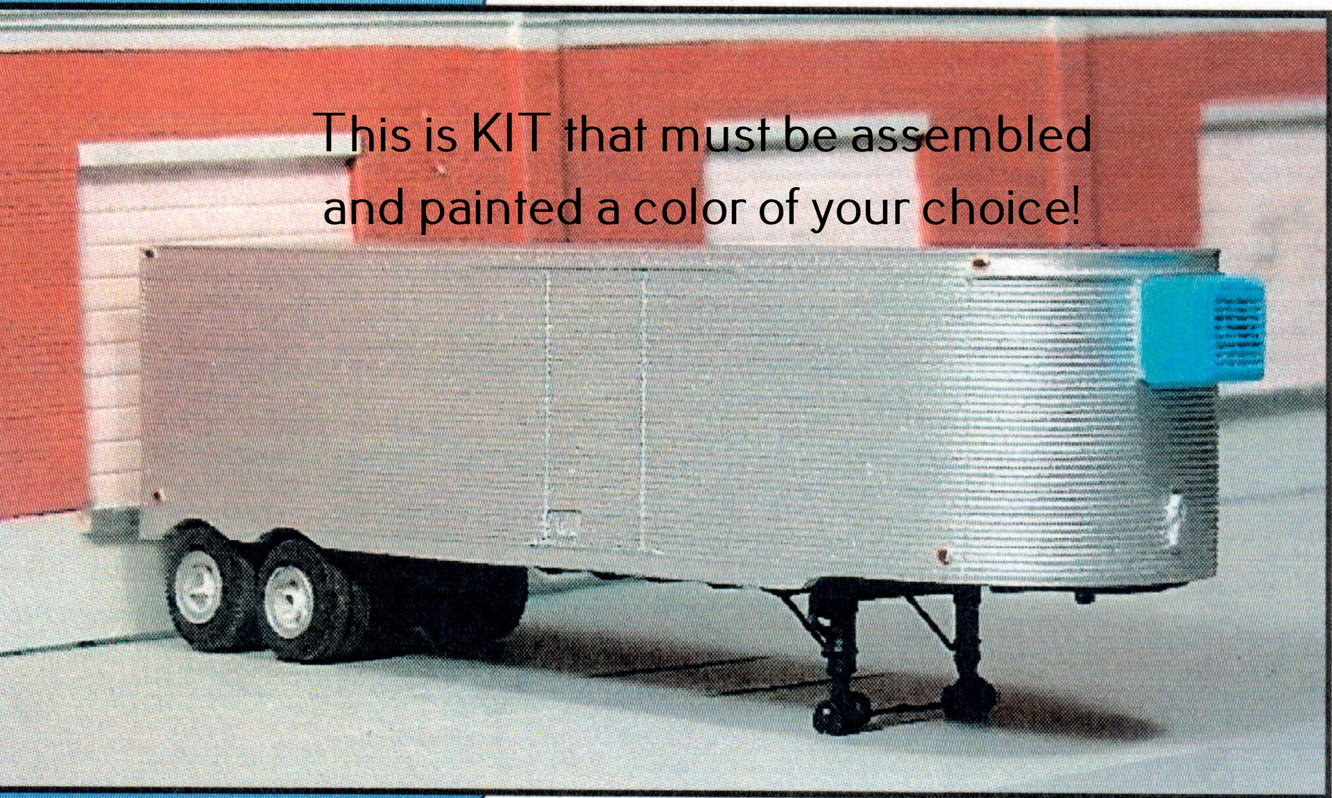 HO 1:87 Sylvan T-023 - 1951-55 Fruehauf Stainless Steel Dry Van Trailer ...