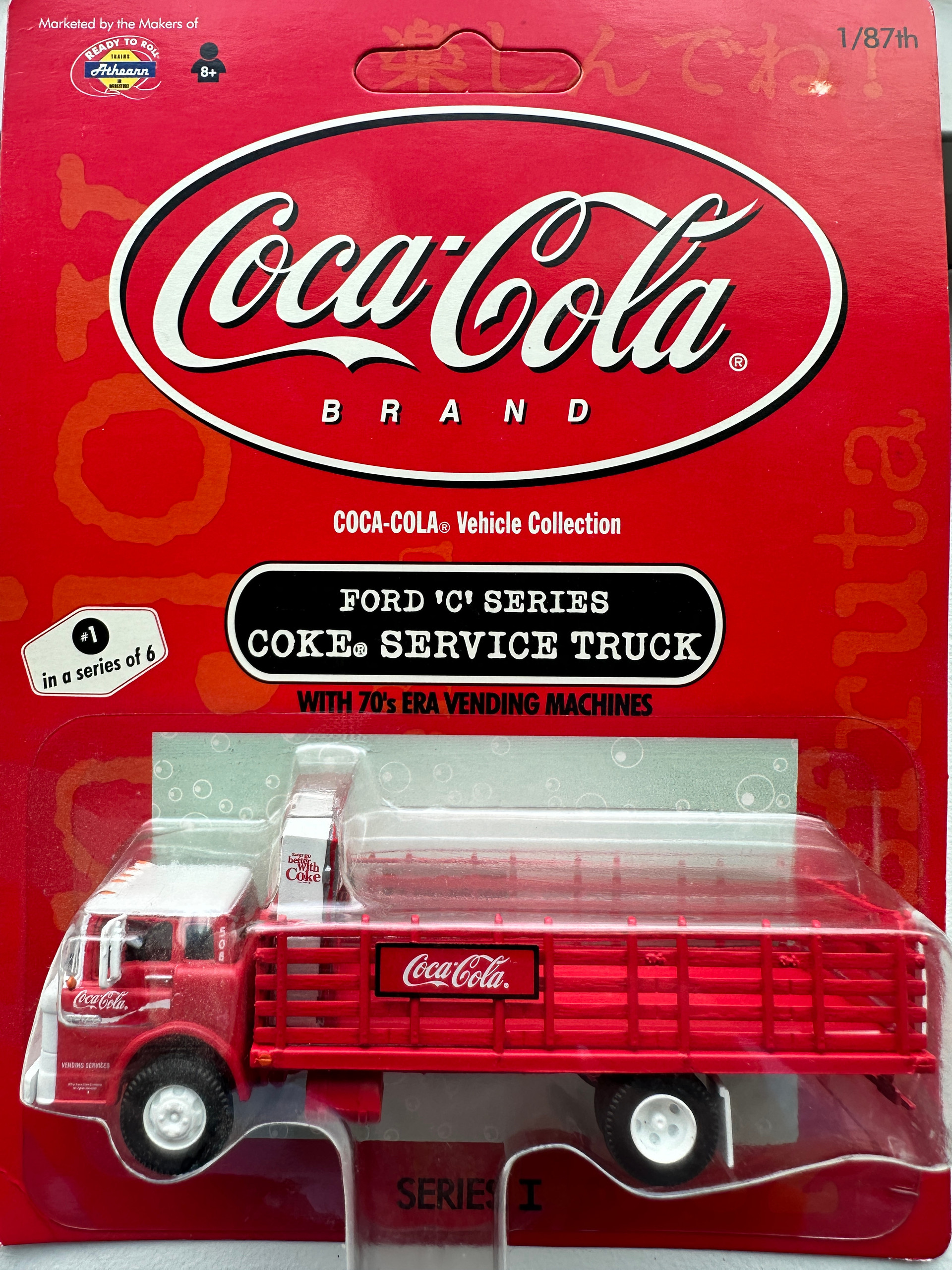 HO 1:87 Athearn 8200 - Ford C-Series Box Van - COCA-COLA W/VENDING ...