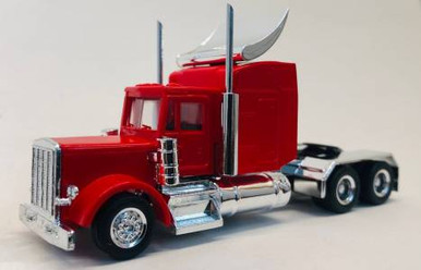 HO 1:87 Promotex 35233 Peterbilt tractor w/ Large Sleeper & Wing Chrome ...