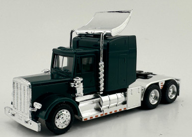 HO 1:87 Promotex 144872 Peterbilt 389 SC w/Wing Chrome Chassis - GREEN ...