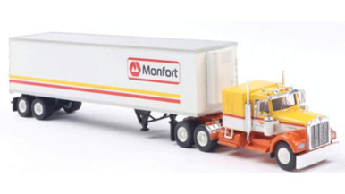 HO 1:87 Brekina 86257 - 70's/80's Kenworth W900 Tractor W/45' Reefer ...