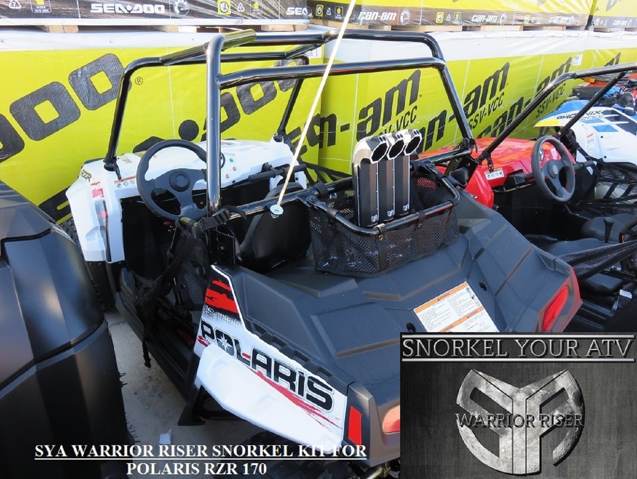 Sya Warrior Riser Snorkel Kit 2010 2020 Polaris Rzr 170