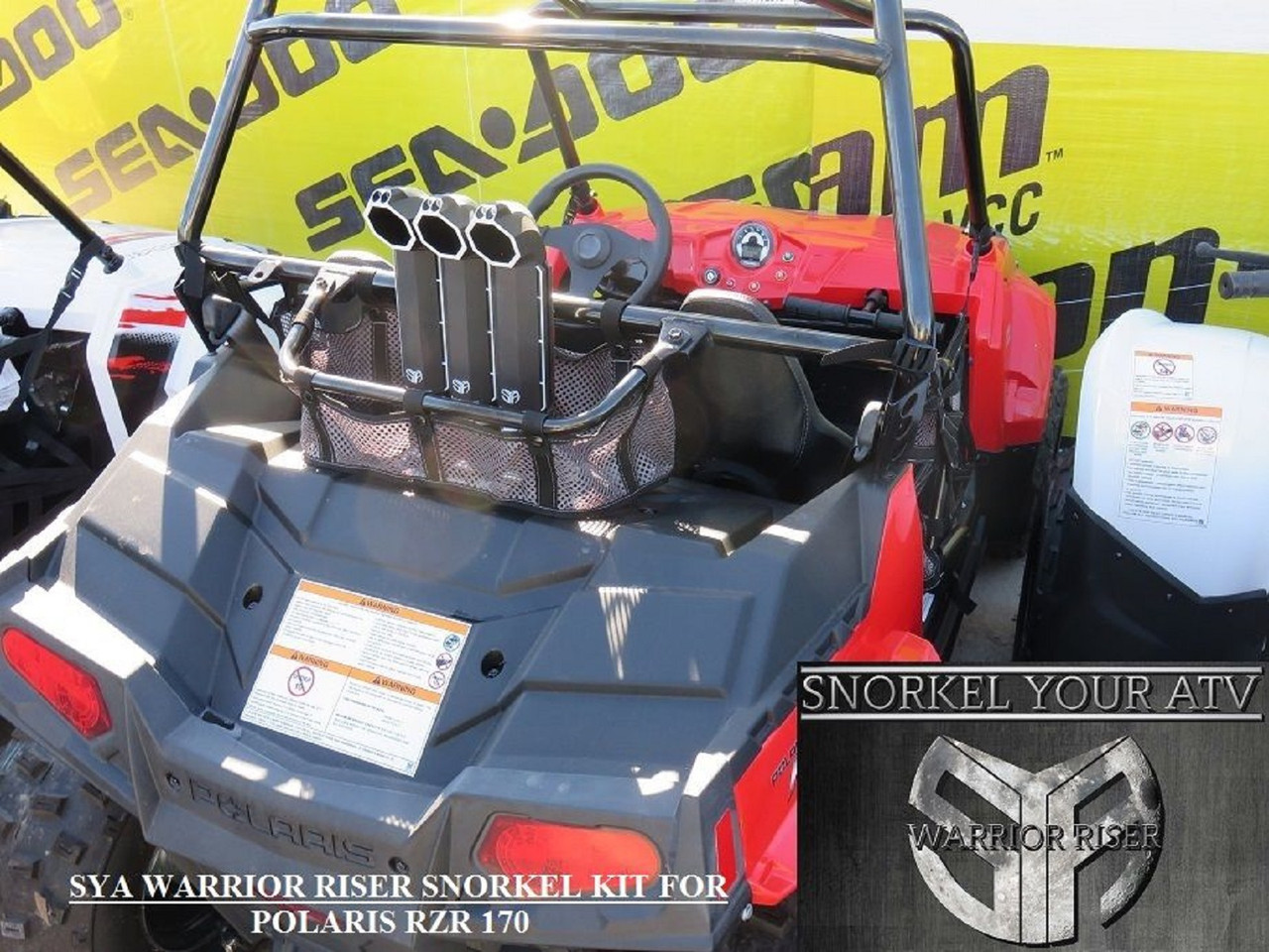 Sya Warrior Riser Snorkel Kit 2010 2020 Polaris Rzr 170