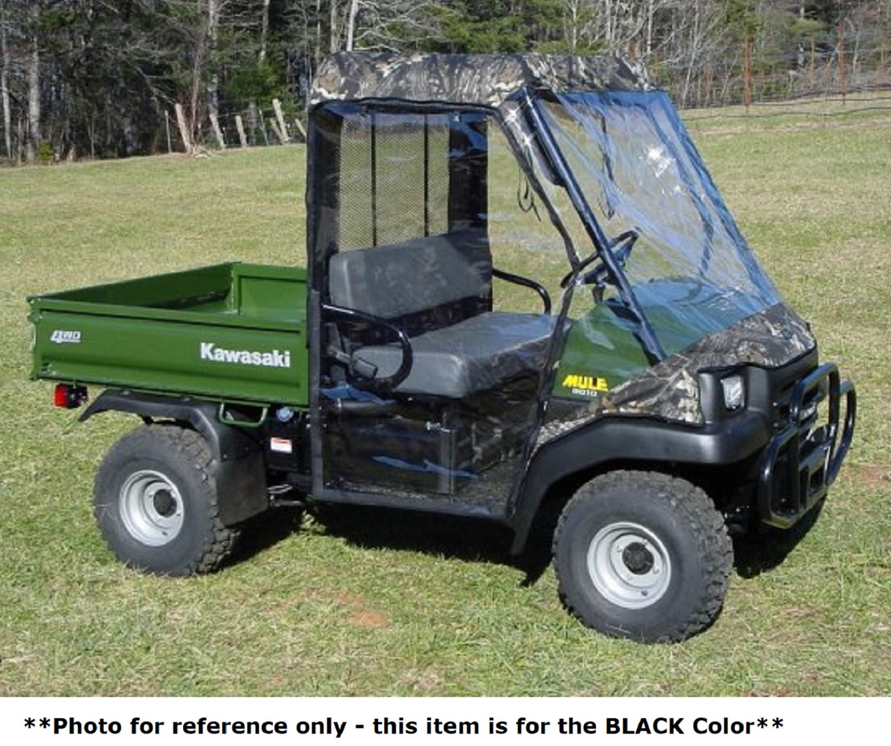 Kawasaki Mule 3000 3010 UTV Full Cabin Cab Enclosure Made to Order | Black