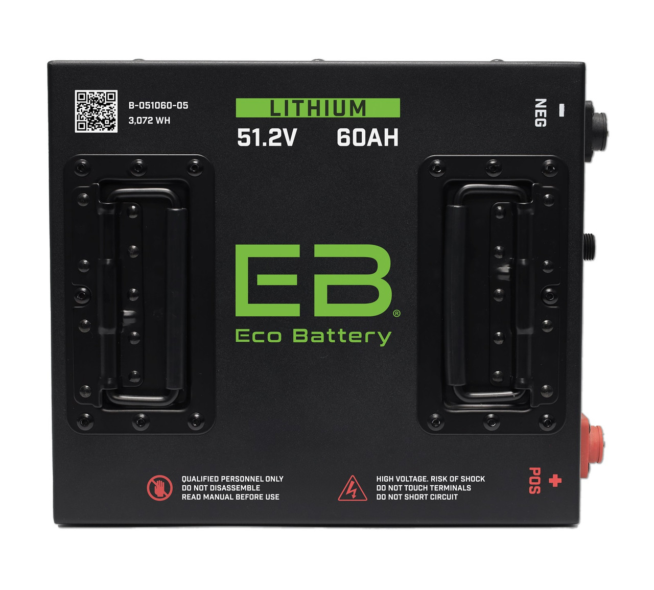 Eco Battery 51V 60Ah LiFePO4 Battery "Cube" Lithium | 48V Battery Only