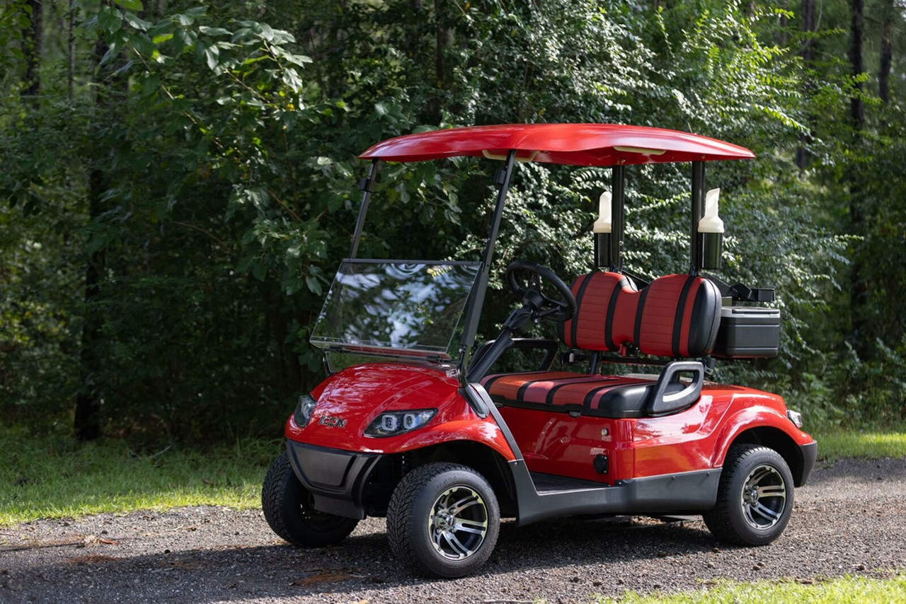 RedDot DOT AS4 AS5 Clear Folding Windshield | Advanced EV EV1 Golf Cart