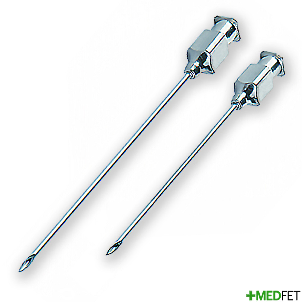 Extra Long Reusable Stainless Steel Hypodermic Needles