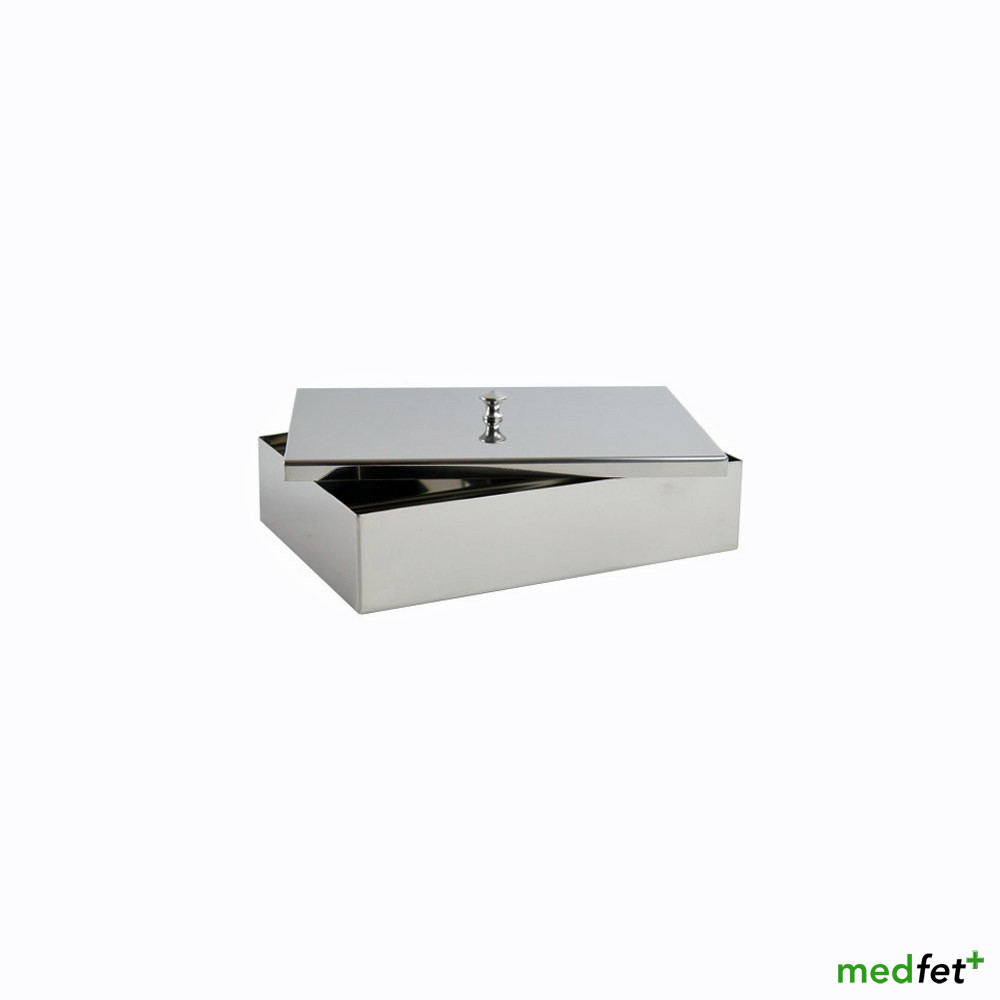 Stainless Steel Instrument Trays with Lids - MedFetUK