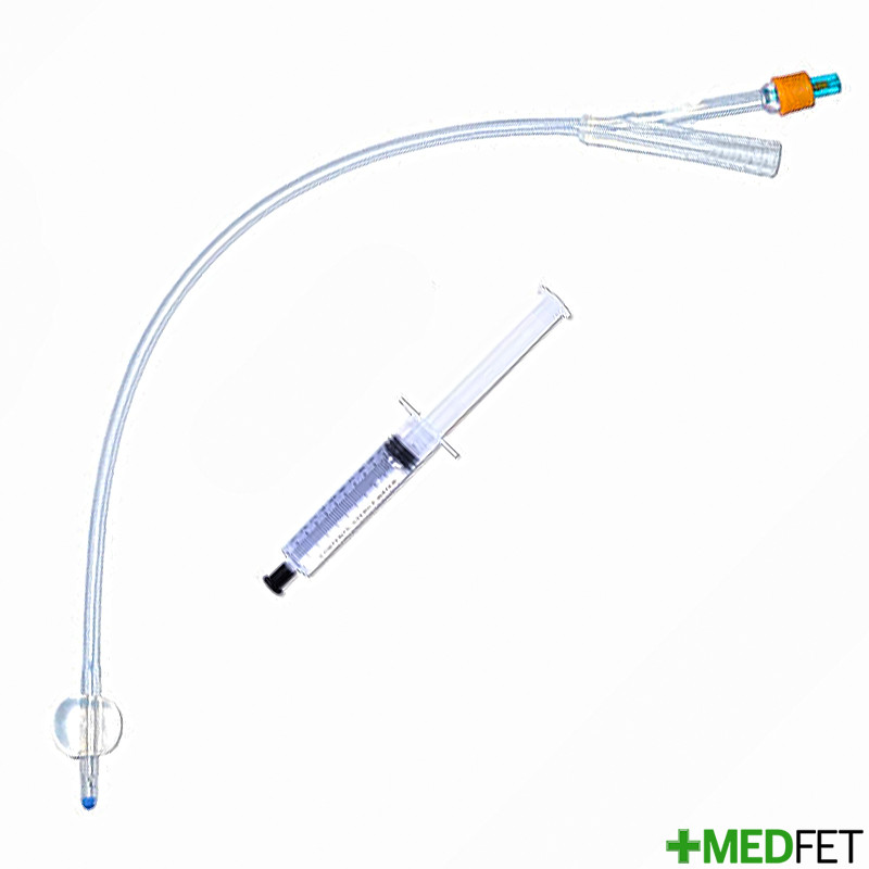 Female Silicone Foley Balloon Catheters Straight Tip