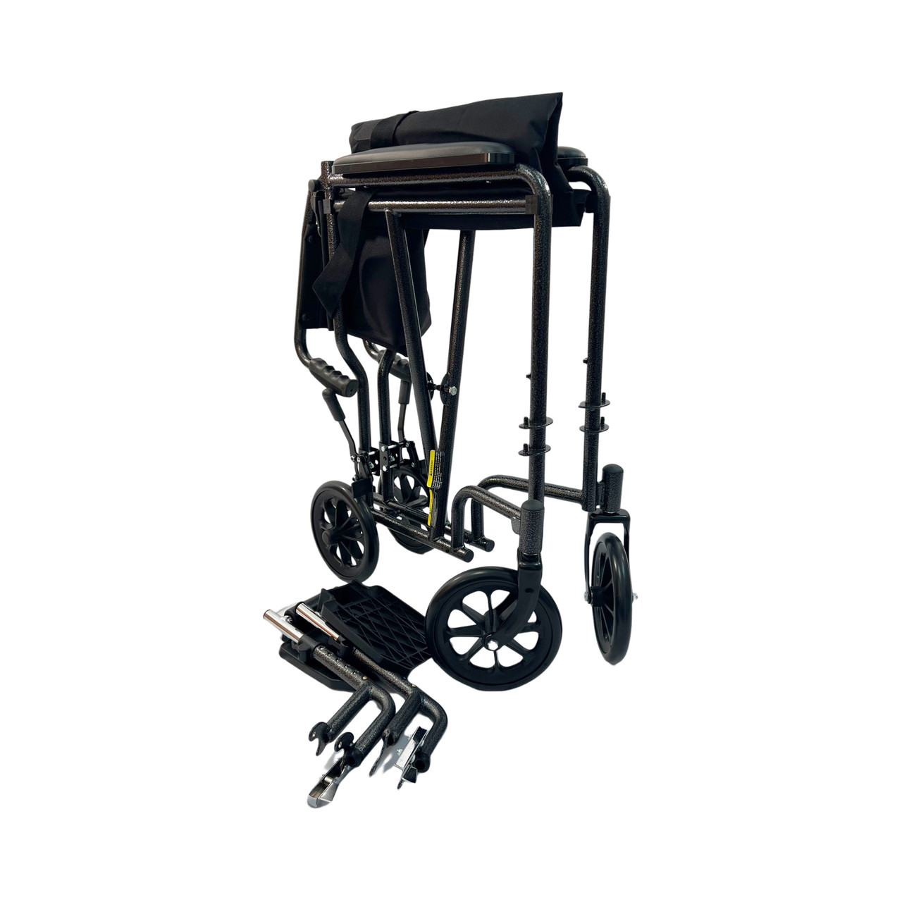 Light Weight Transporter Wheelchair with fixed full-length arms, swing ...