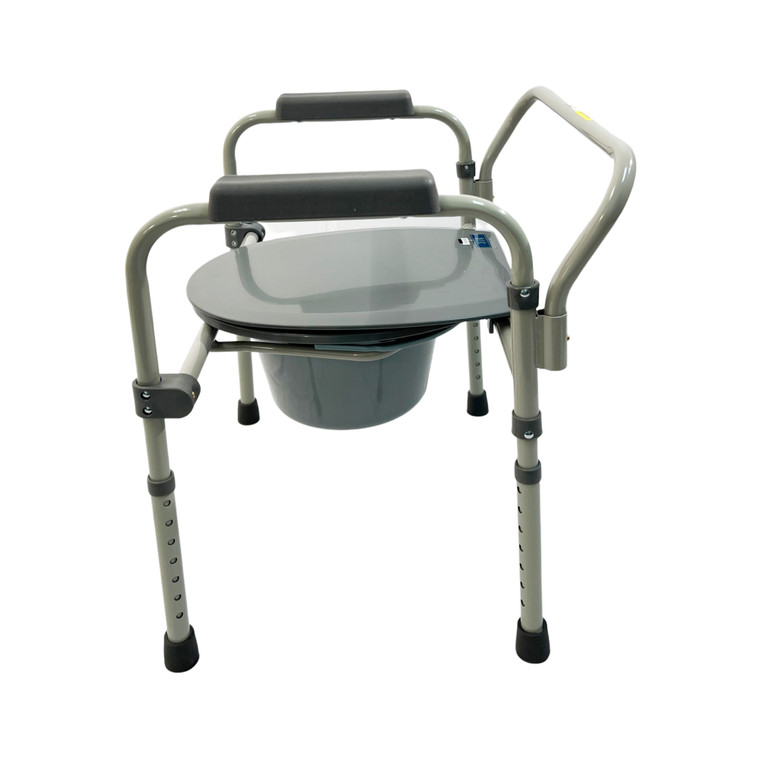 Dalton Medical- 3-IN-1 all purpose folding steel commode, weight limit ...