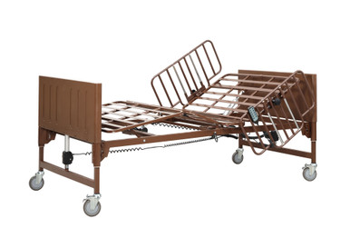 42" Width Lightweight Bariatric Homecare Bed, Four Linear Motor Control ...