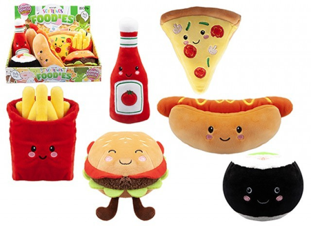 Softlings Fast Food Soft Toys 16cm (Assorted)