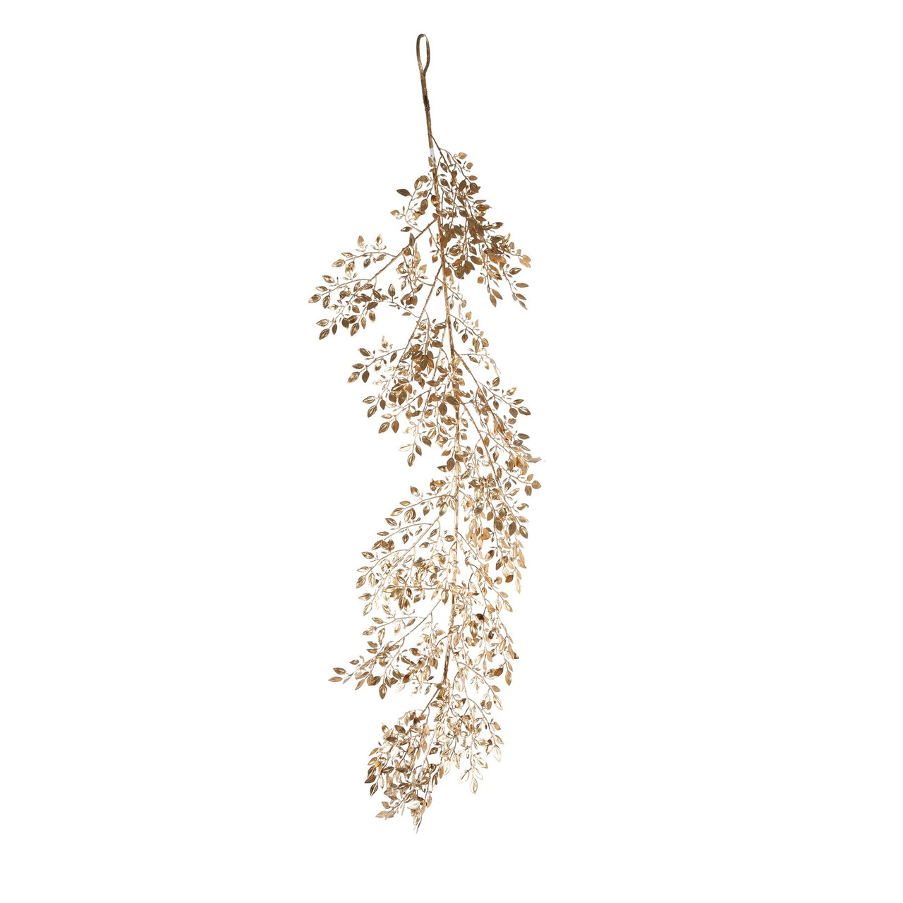Elegant Gold Leaf Trailing Garland 150cm - Perfect for Holiday Decor
