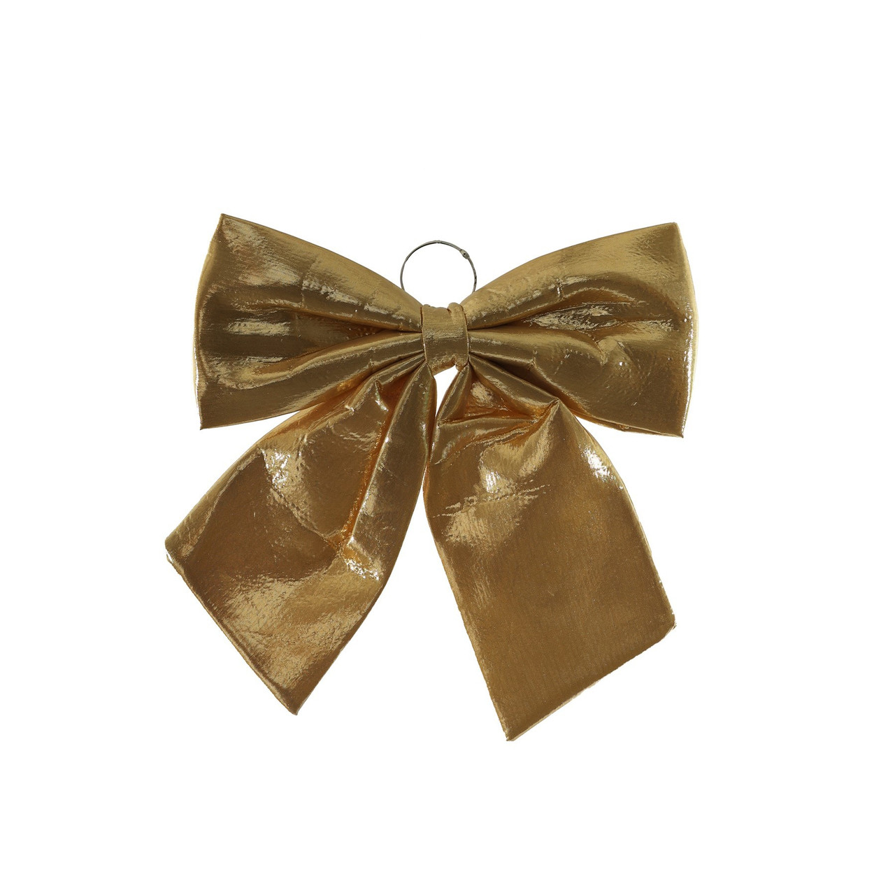 Luxurious Gold Satin Decorative Bow, 44cm Diameter