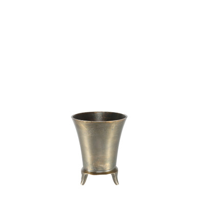 Antique Gold Poseidon Footed Planter (20x16cm) - Easy Florist Supplies