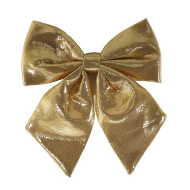 Luxurious Gold Satin Bow Decoration - Dia 22cm