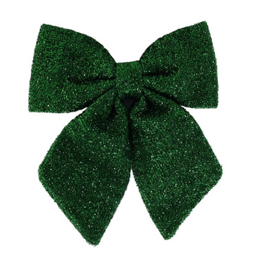 Shimmering Green Metallic Bow 22cm for Gifts and Decorations