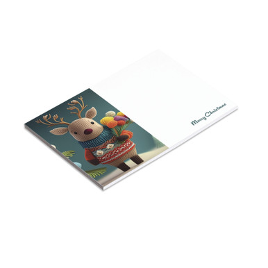 Large Christmas Card Pack of 6 - Festive Merry Christmas Design