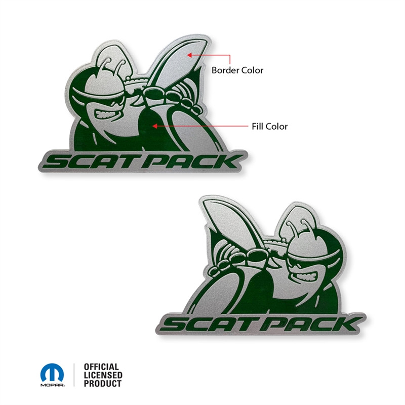 Scat Pack Acrylic Badges (2 colors) - American Brother Designs