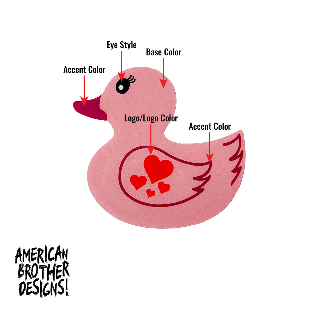 Jeep Duck Acrylic Badge - American Brother Designs